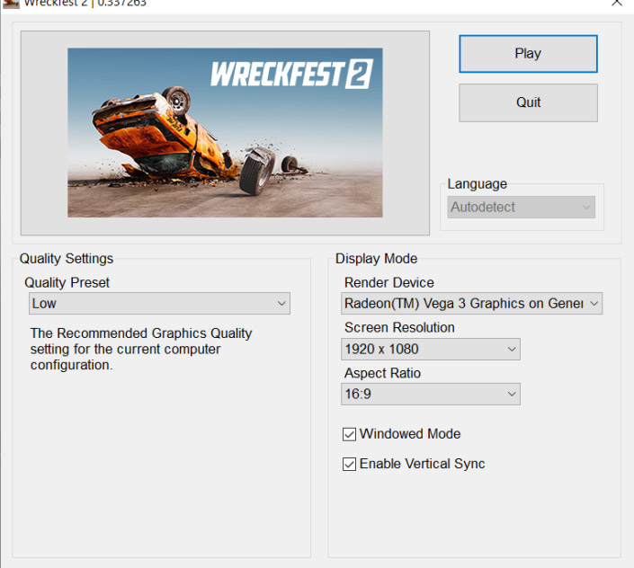 Wreckfest 2 not starting, not loading all the way? Try this: :: Wreckfest 2 General Discussions